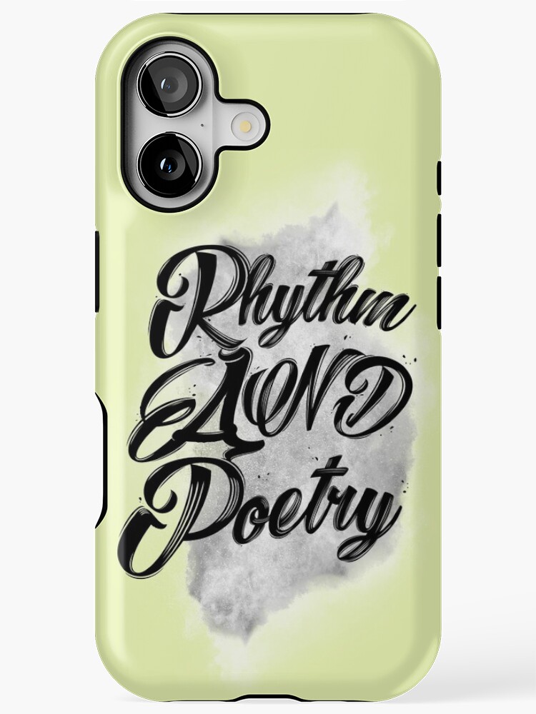 Rap Rhythm and Poetry Music Inspired Typography Statement For iPhone 11 ...
