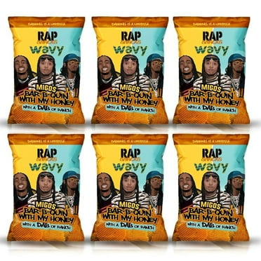 Rap Snacks Rapper Food: Lil Baby All in Potato Chips, 2.5 Oz Bags, Pack ...