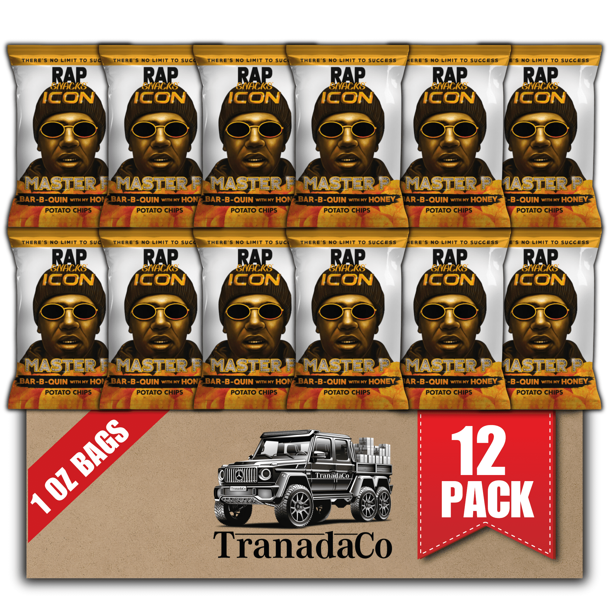 Rap Snacks Master P Bar-B-Quin With My Honey 1oz (12 Pack) by TranadaCo ...