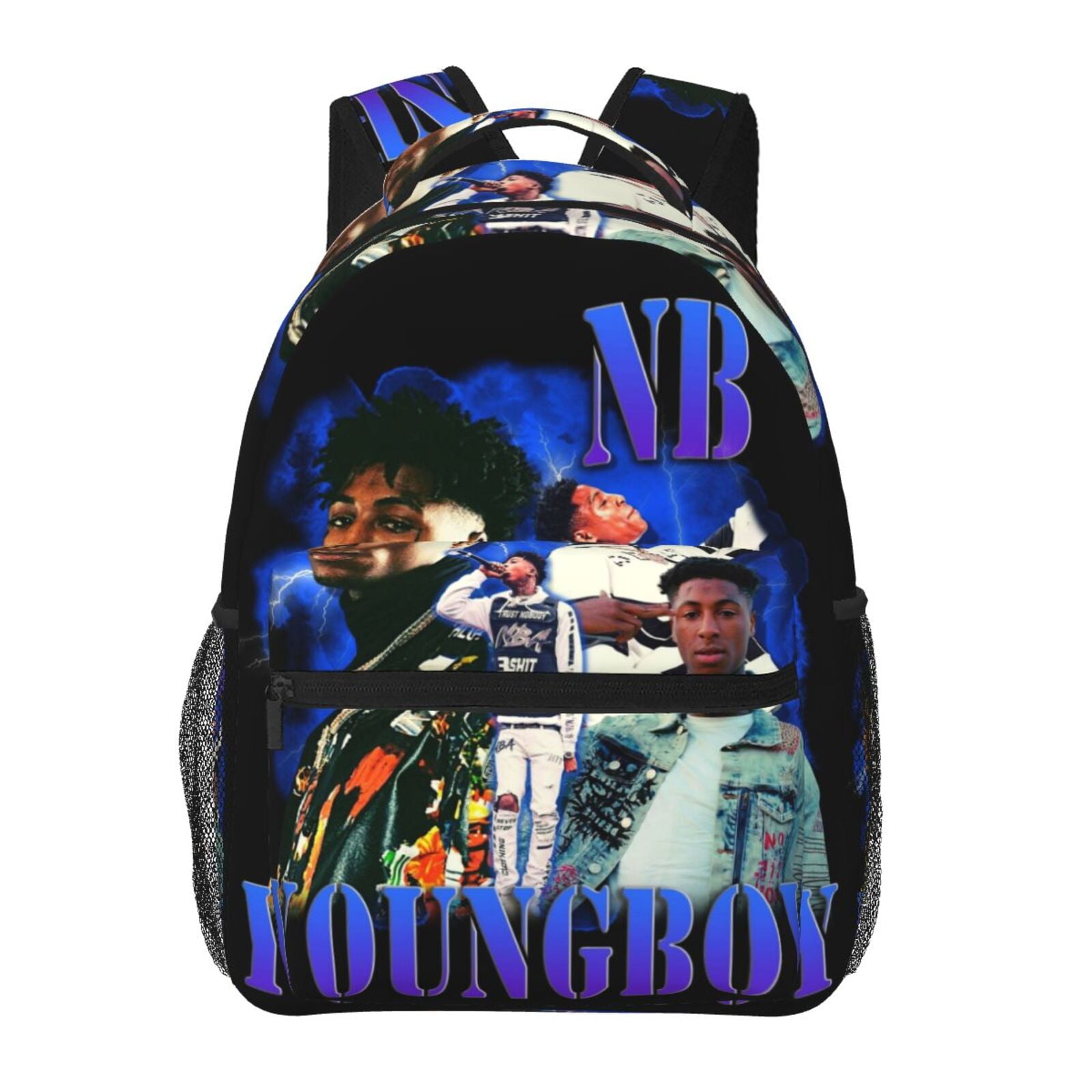 Rap YoungBoy Never Broke Again Sing Backpack Notebook Laptop Bags ...