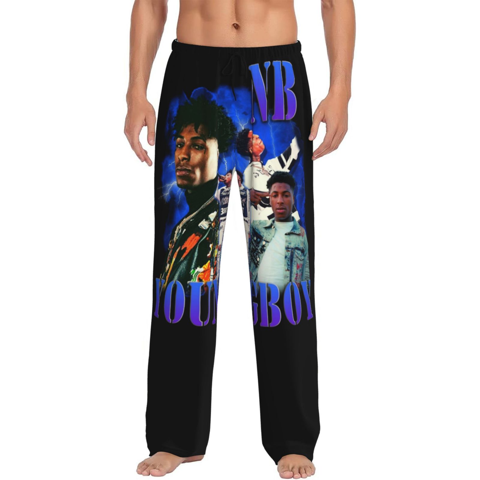 Rap YoungBoy Never Broke Again Sing Men's Pajama Pants With Pockets ...