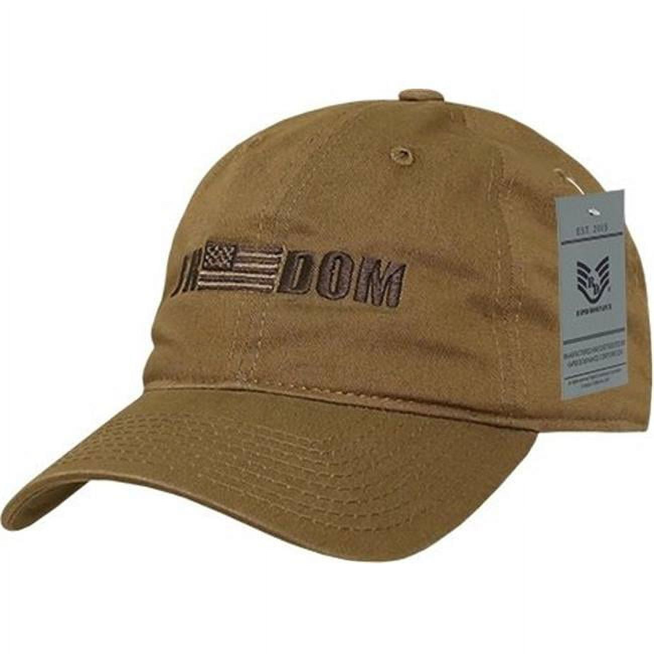 RapDom Freedom 1 USA Flag Graphic Relaxed Mens Cap [Coyote Brown ...