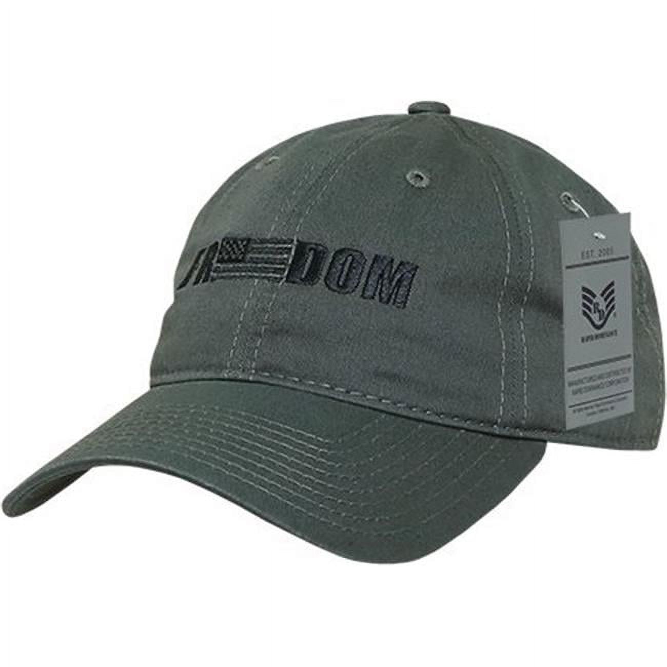 RapDom Freedom 1 USA Flag Graphic Relaxed Mens Cap [Olive Green ...