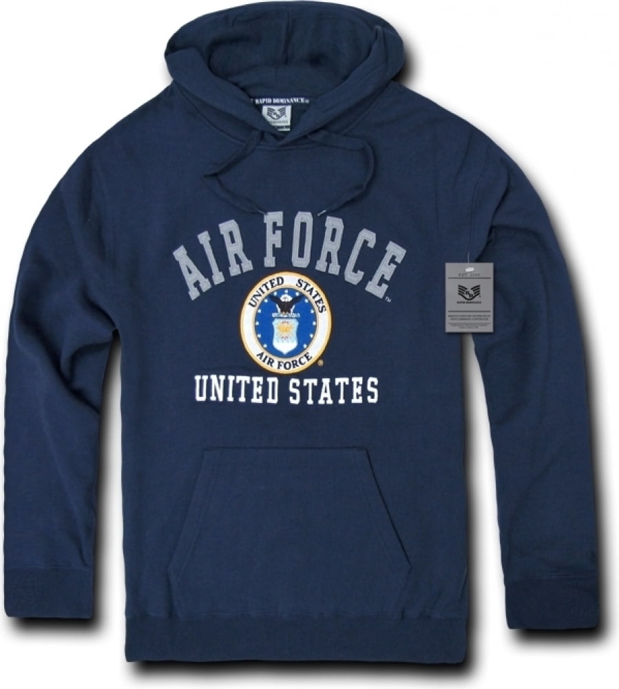 RapDom US Air Force Pullover Mens Hoodie [Navy Blue - M] - Walmart.com