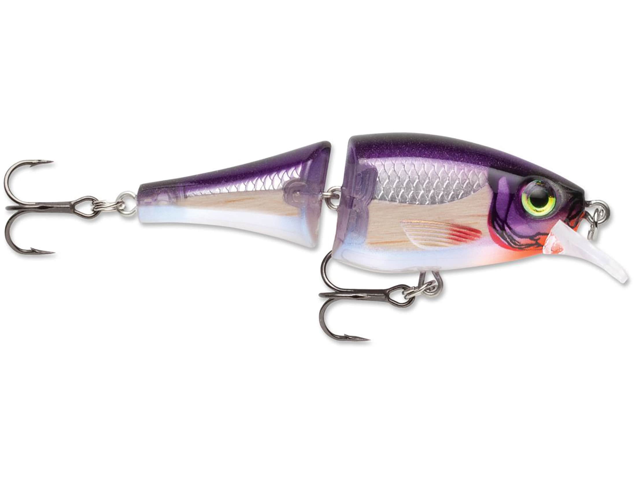 Rapala BX Jointed Shad 06 Crankbait Purpledescent - Walmart.com