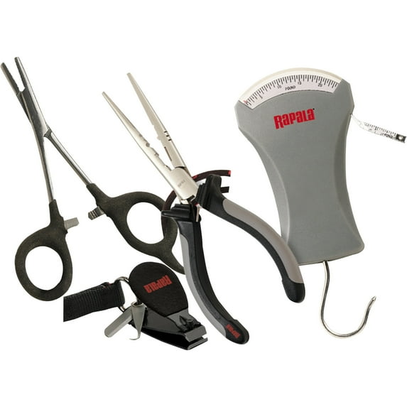 Rapala Combo Fishing Pack - Pliers, Forceps, Scale & Clipper - Walmart.com