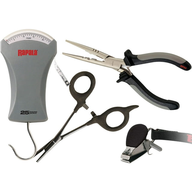 Rapala Combo Pack (Pliers/Forceps/Scale & Clipper/Sheath) - Walmart.com