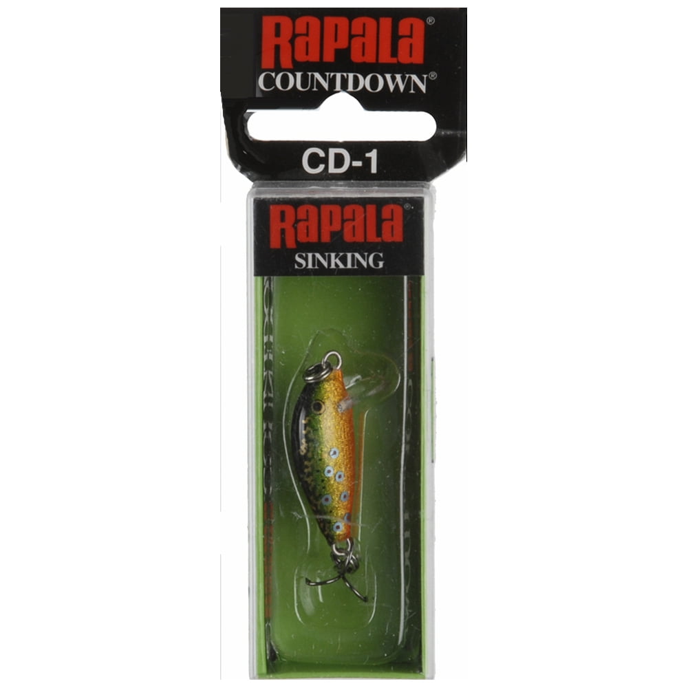 Rapala Countdown Minnow 01 Fishing Lure 1" 1/16 Brook Trout - Walmart.com
