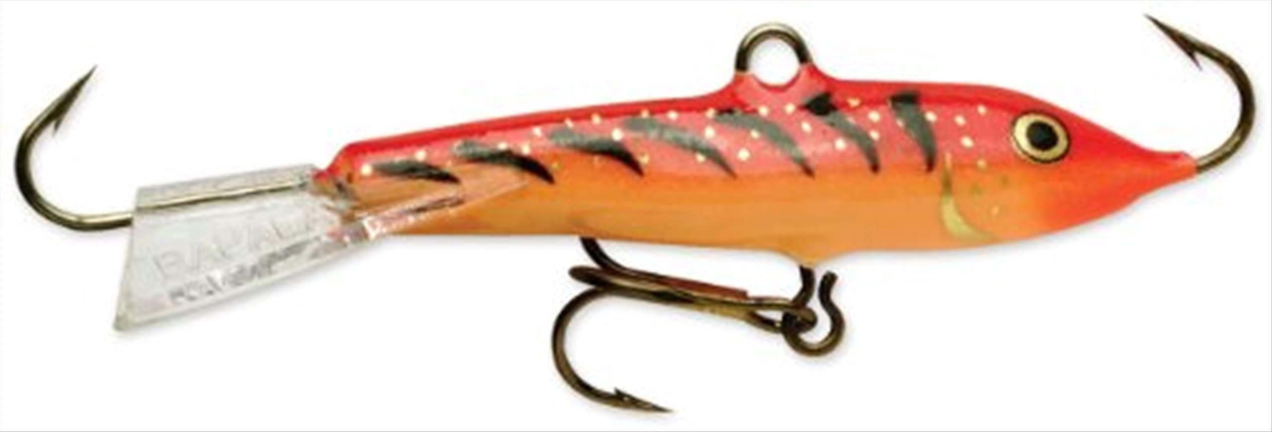Rapala Jigging Rap 03 Fishing lure, 1.5-Inch, Glow Red Tiger - Walmart.com
