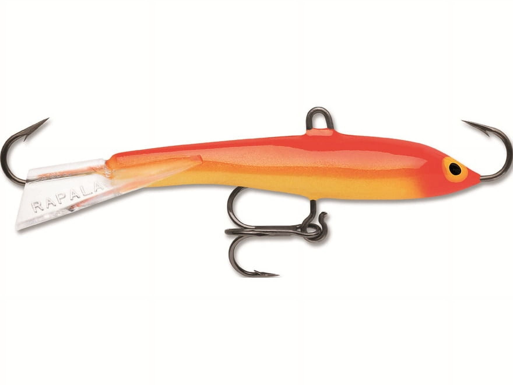 Rapala Jigging Rap 07 Jig Gold Fluorescent Red - Walmart.com