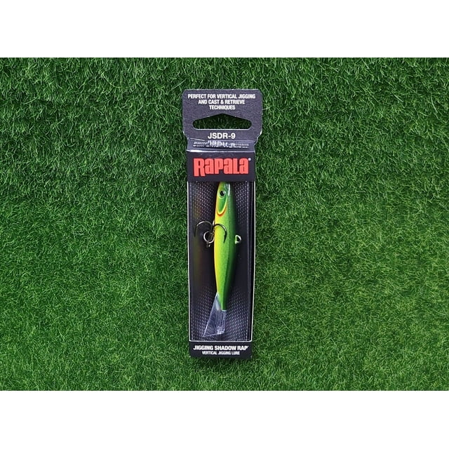 Rapala Jigging Shadow Rap 3.5", 5/8oz Fishing Lure, Black Yellow Red ...