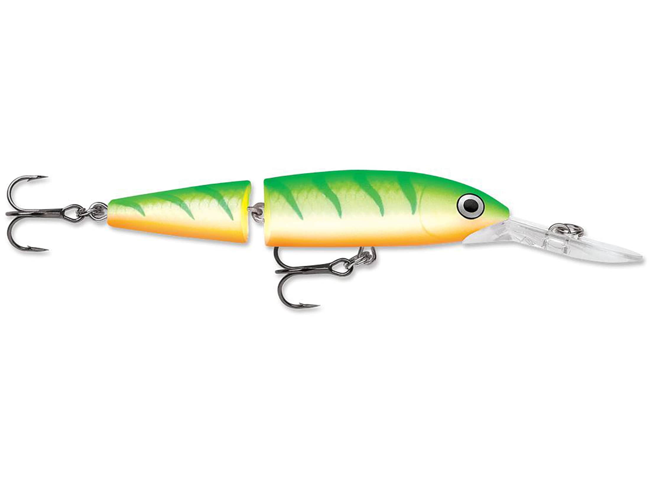 Rapala Jointed Deep Husky Jerk 08 Jerkbait Green Tiger UV - Walmart.com