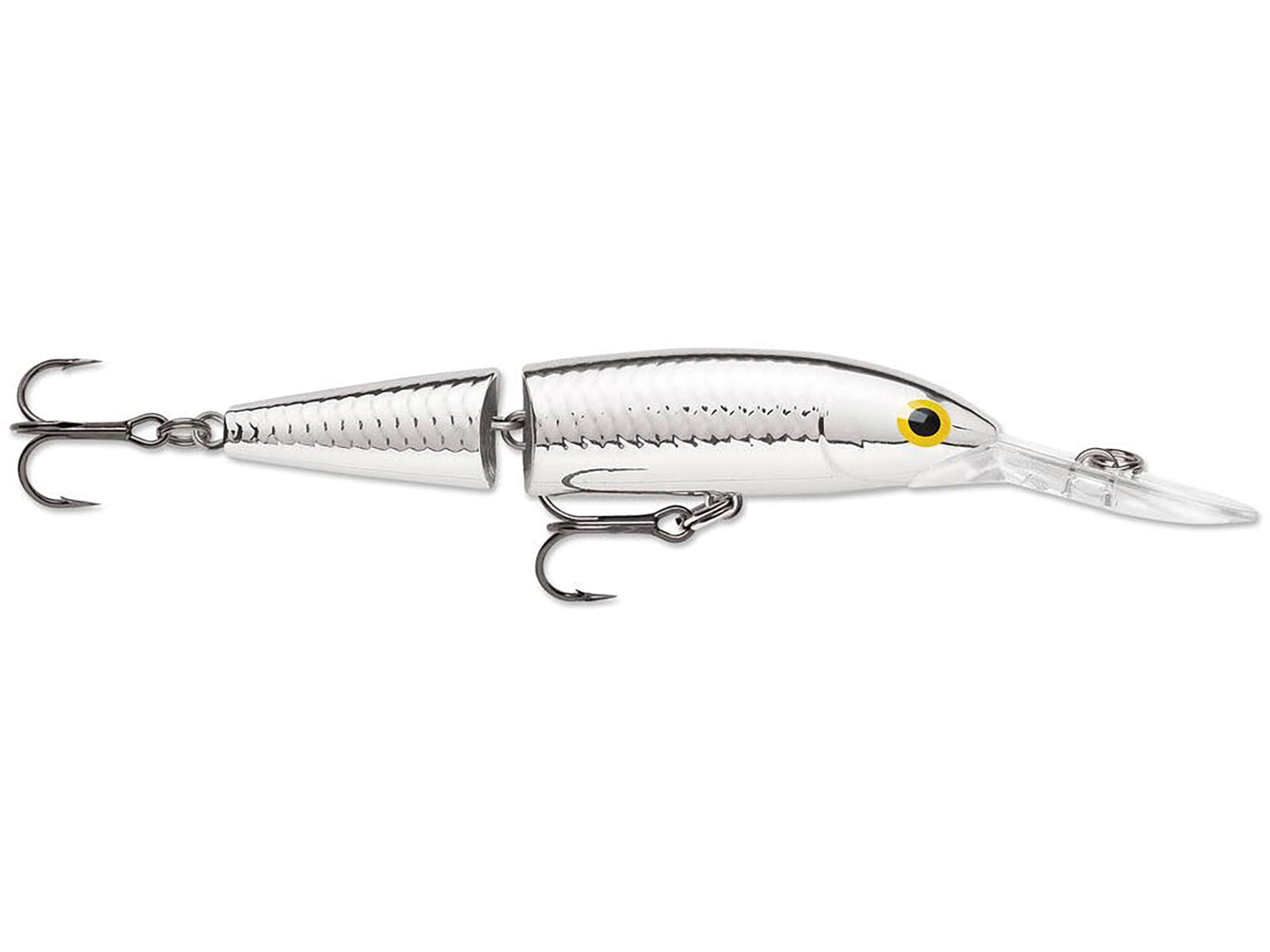 Rapala Jointed Deep Husky Jerk 08 Jerkbait Pure Chrome - Walmart.com