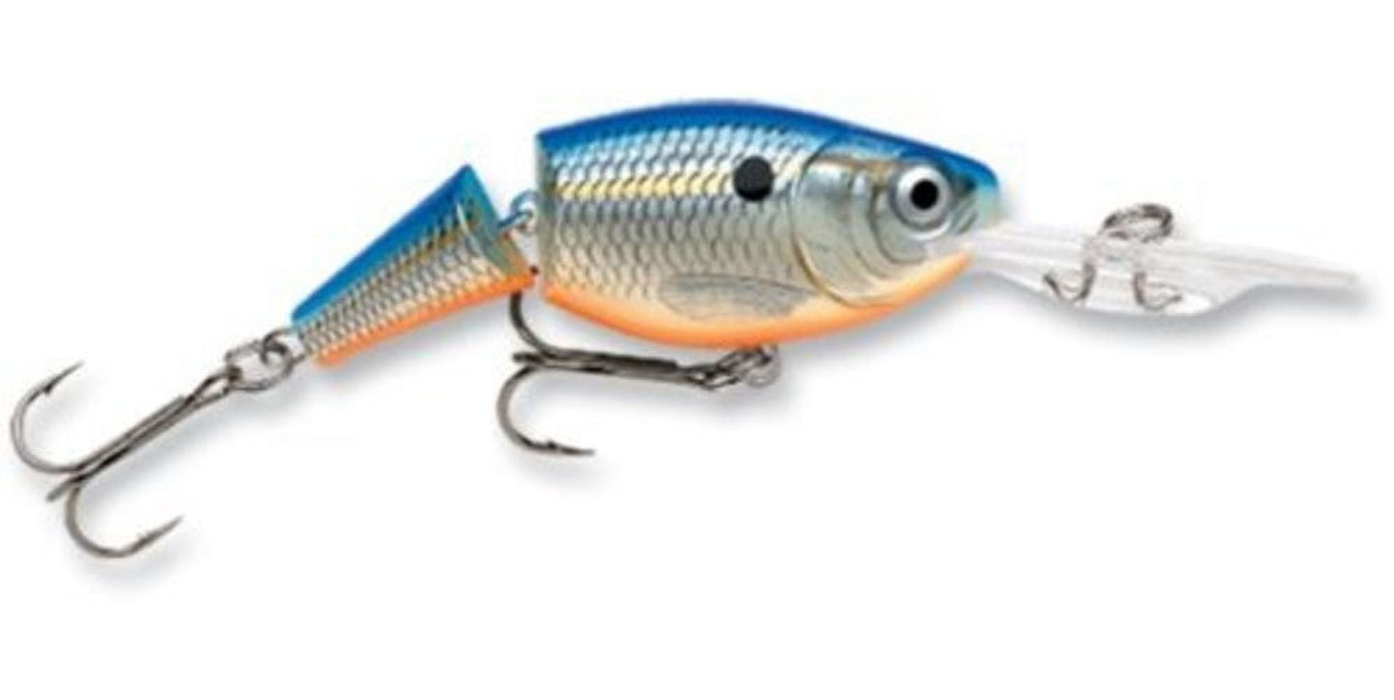Rapala Jointed Shad Rap 05 Fishing Lure 2" 1/4oz Blue Shad - Walmart.com