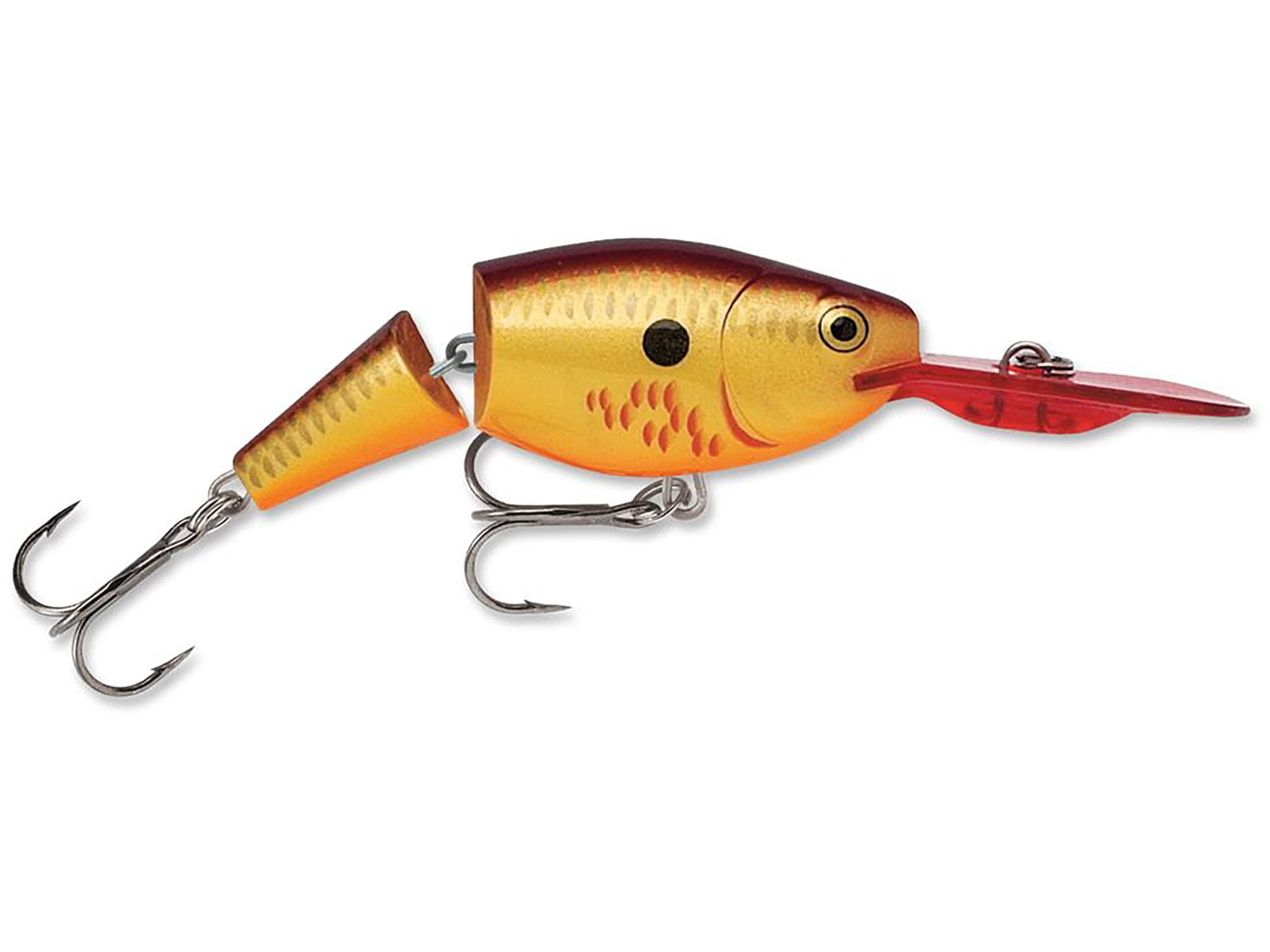 Rapala Jointed Shad Rap 07 Crankbait Bleeding Copper Flash - Walmart.com