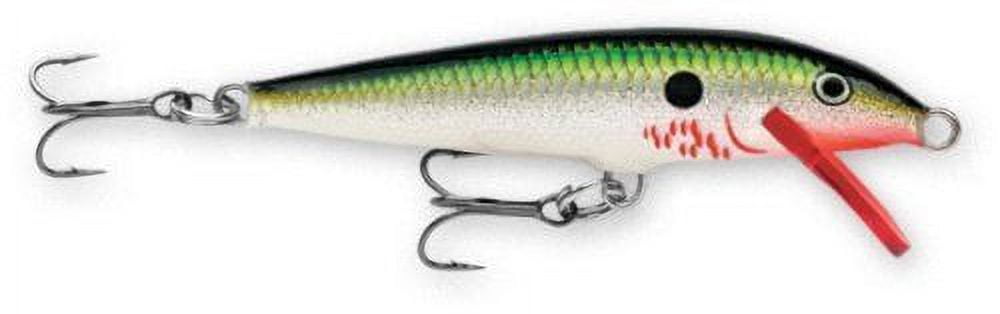 Rapala Original Floating Lure, 2", 1/16 oz, Bleeding Olive Flash ...