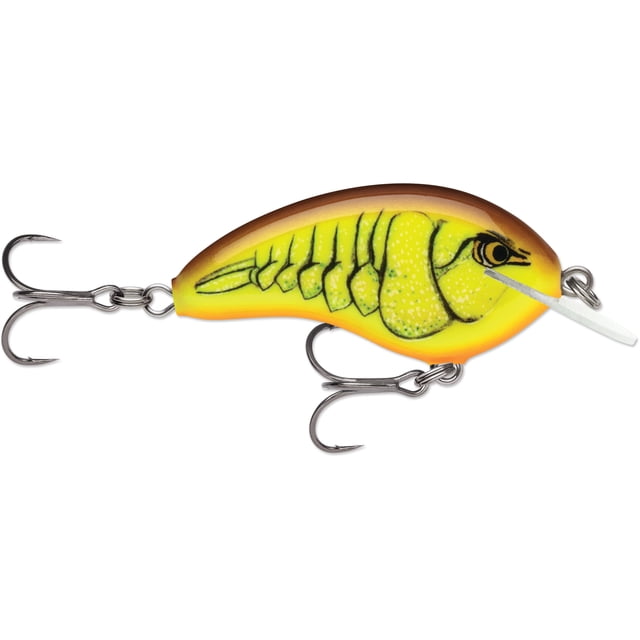 Rapala ROGT04MCC OG Tiny 04 Shallow Diving Mossy Chart Crawdad 2-1/4" 5 ...