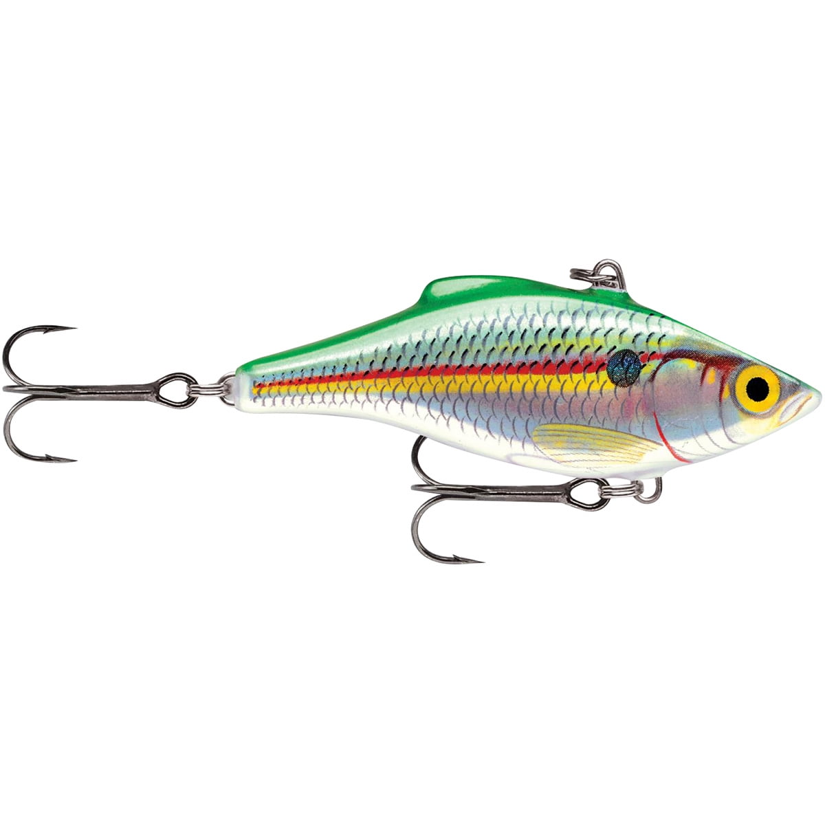 Rapala Rattlin' Rapala 04 Fishing Lure - Holographic Emerald Shad ...