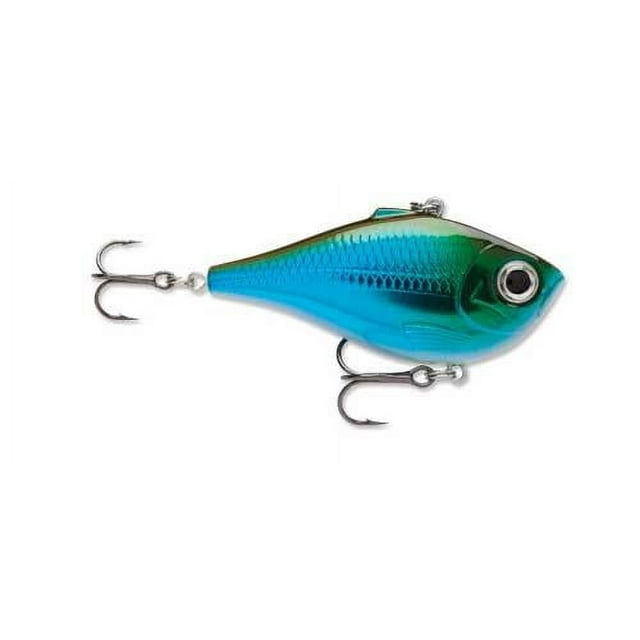 Rapala Rippin' Rap 05 Rattling Lipless Crankbait 2" Fishing Lure Chrome Mossback Shiner ...