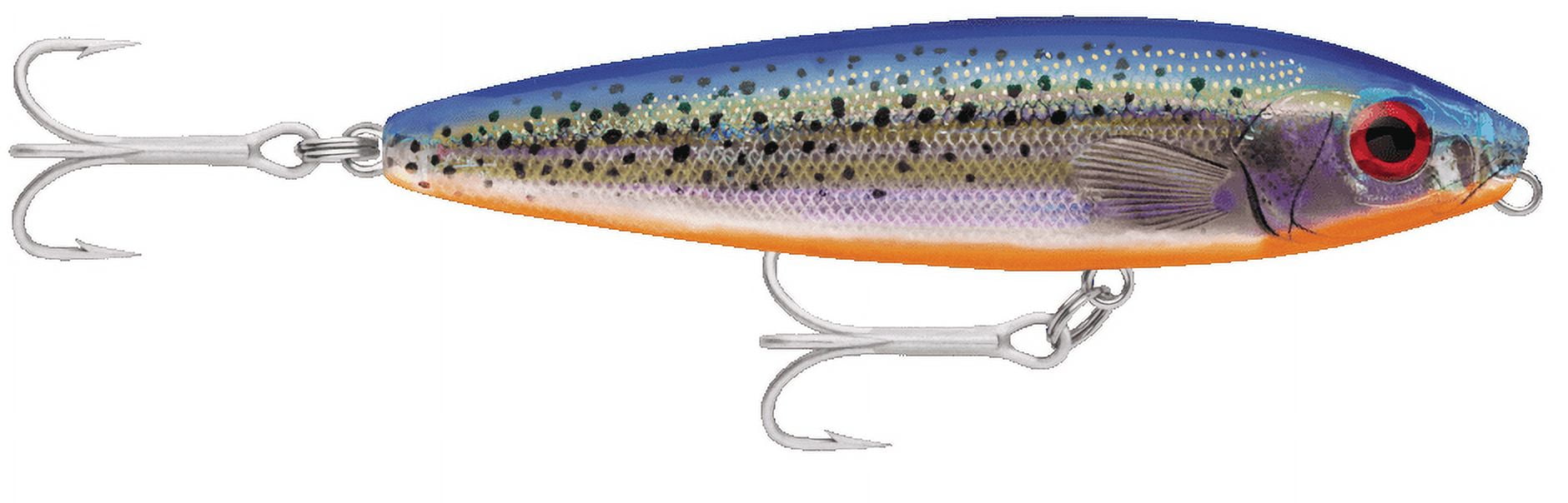 Rapala Saltwater Skitter Walk 11 Topwater Holographic Blue - Walmart.com