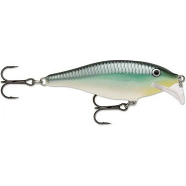 Rapala Shad Rap 07 Crankbait Fishing Lure 2.75" 5/16 oz Perch - Walmart.com