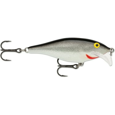 Rapala Scatter Rap Shad 07 Fishing Lure 2.75" 1/4oz Dark Brown Helsinki ...