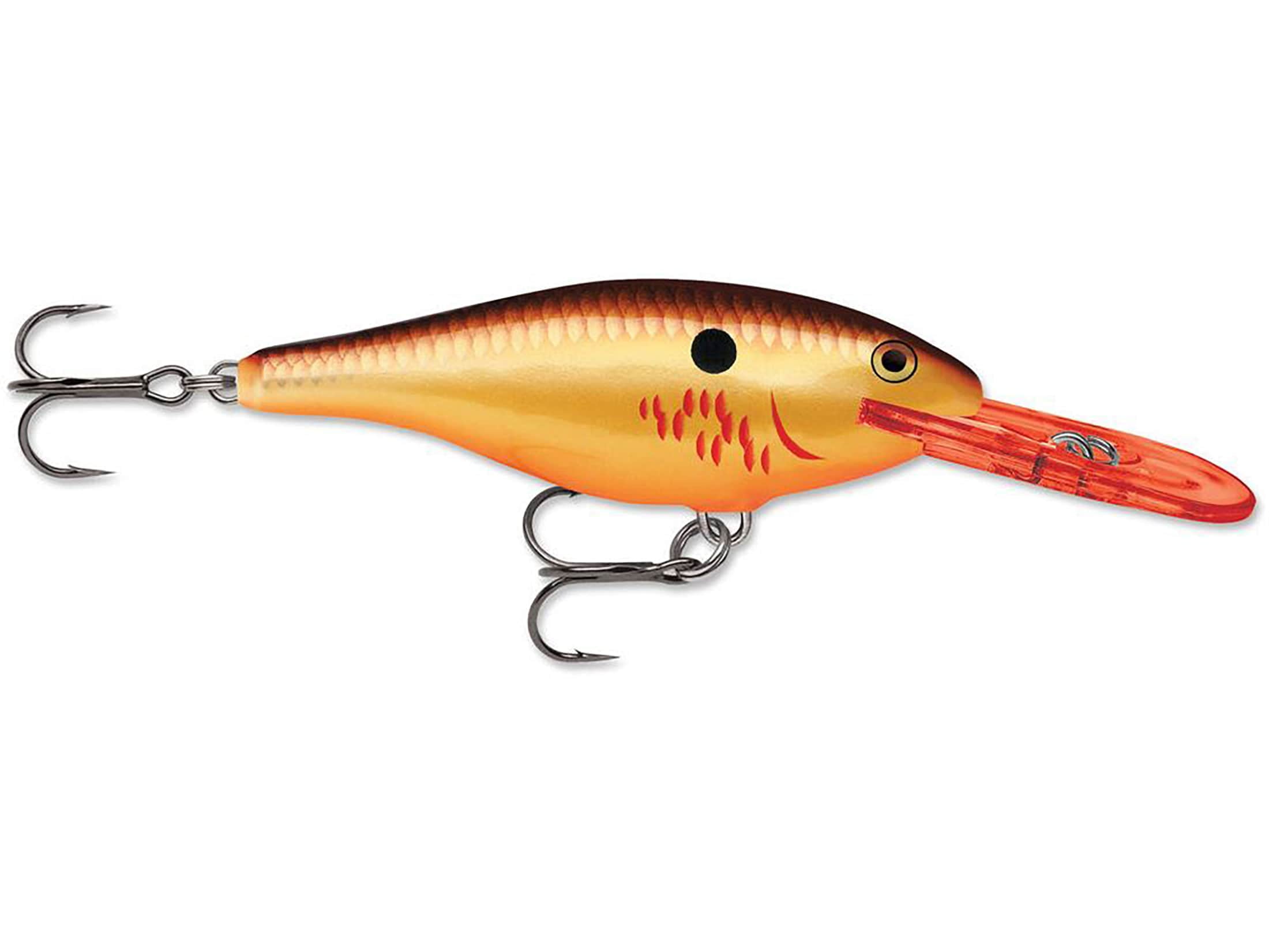 Rapala Shad Rap Crankbait 05 Bleeding Copper Flash - Walmart.com