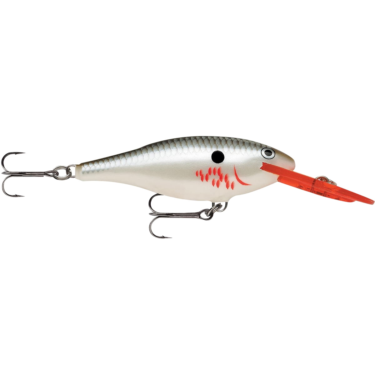 Rapala Shad Rap 07 Minnow Crankbait Fishing Lure - Bleeding Pearl ...