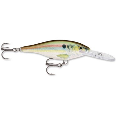 Rapala Shad Rap 07 Crankbait Fishing Lure 2.75" 5/16 oz Perch - Walmart.com