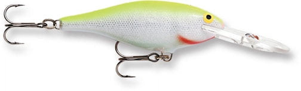 Rapala Shad Rap 07 Silver Fluorescent Chart Fishing Lure for All ...