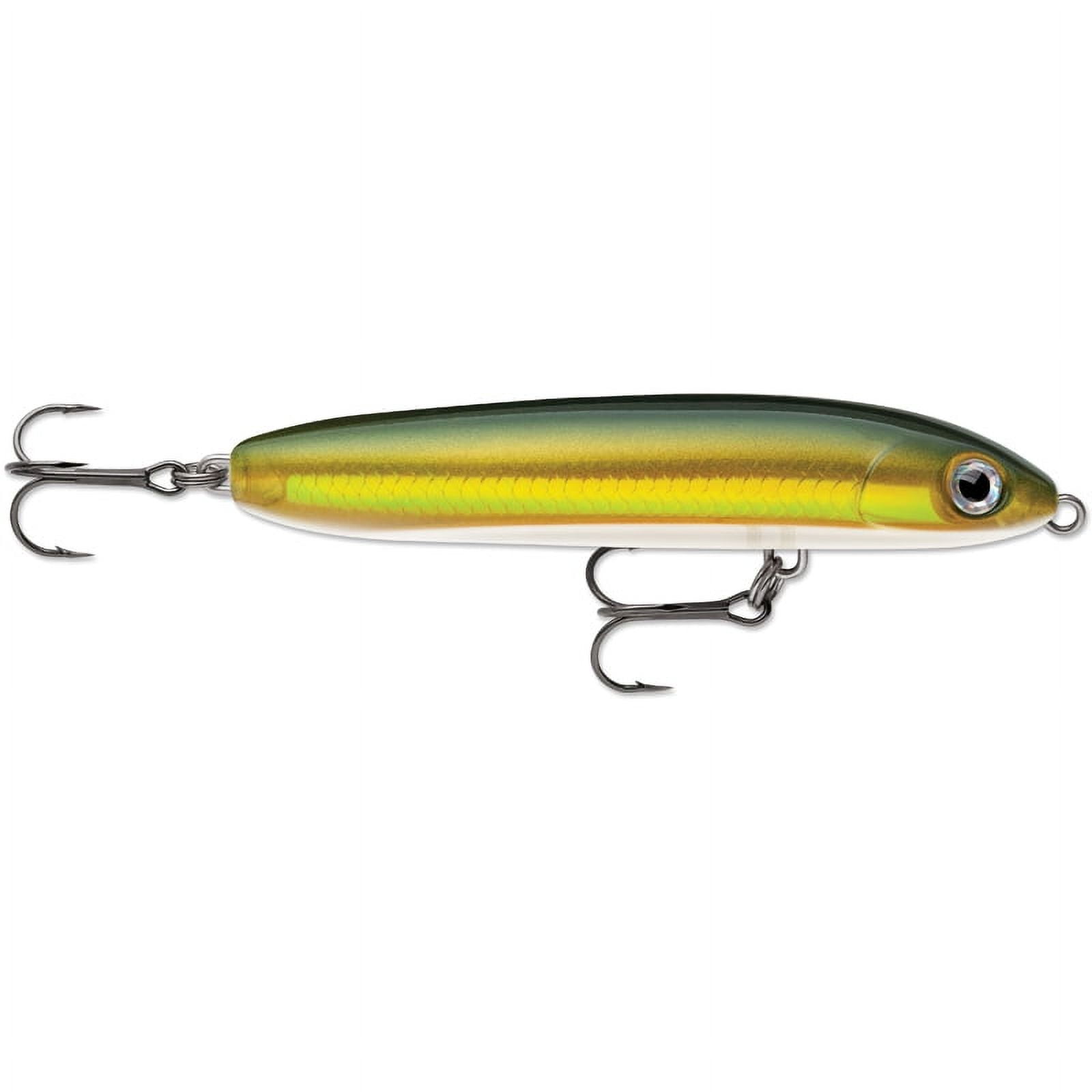 Rapala Skitter V 10 Gold Olive Topwater Fishing Lure, 4 Inch, 1/2 oz ...