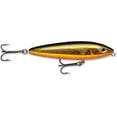 Rapala Skitterwalk 08 Topwater Fishing Lure 3 1/8" 7/16oz Gold Mullet ...