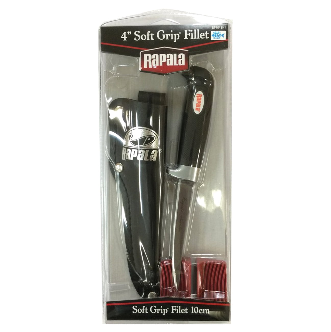 Rapala Fishing Soft Grip 6" Fillet Knife with Sharpener & Sheath ...