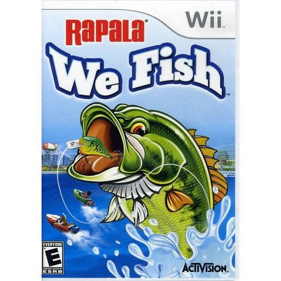 Rapala We Fish - Nintendo Wii Family Multiplayer Fishing Game - Walmart.com