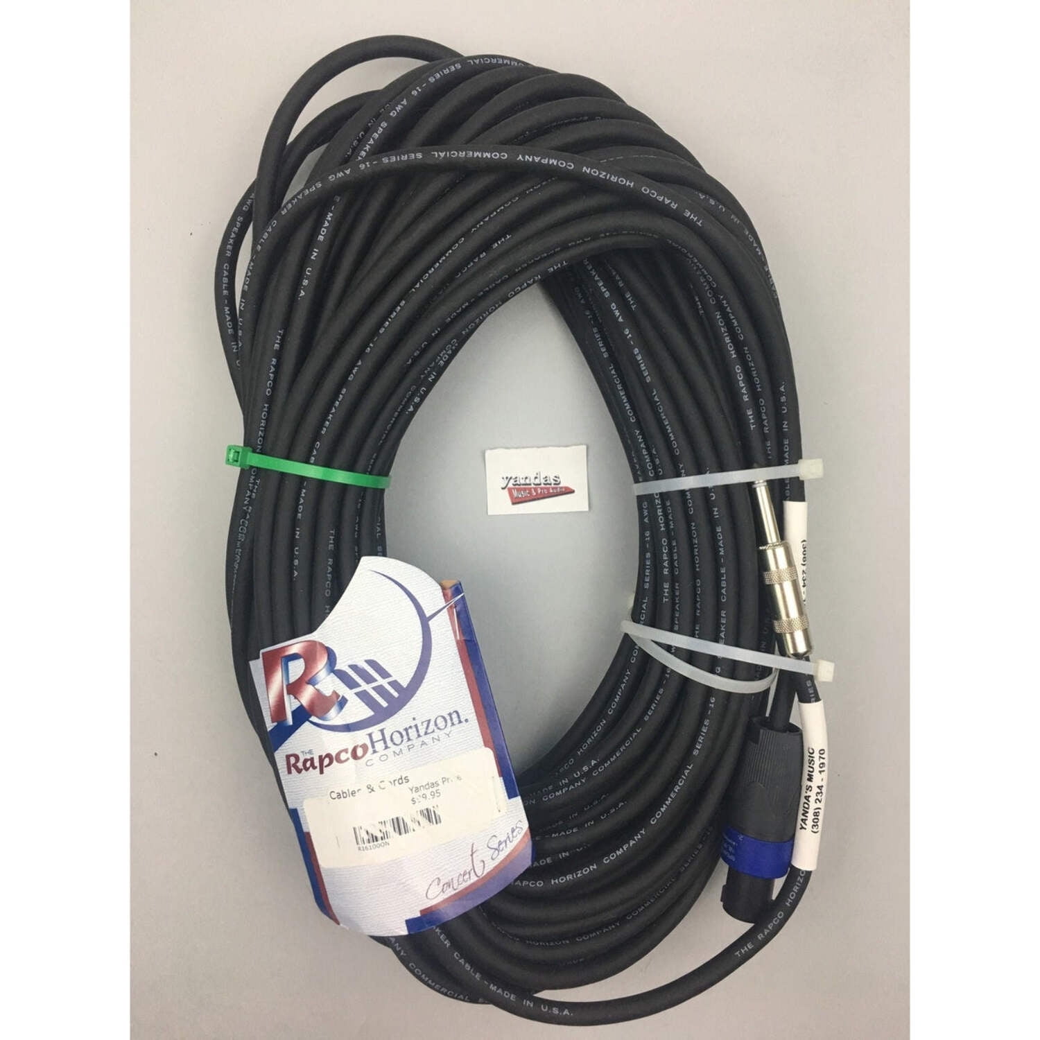 Rapco 100' 16 Gauge Speaker Cable | Speakon - 1/4" - Walmart.com