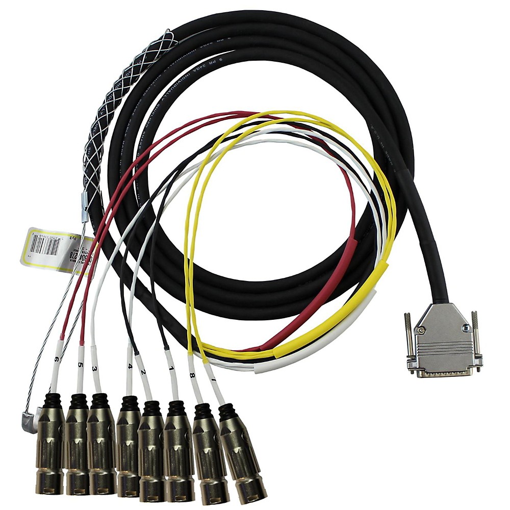 Rapco Horizon 8-Channel DSUB-XLR(M) Snake 25 ft. - Walmart.com