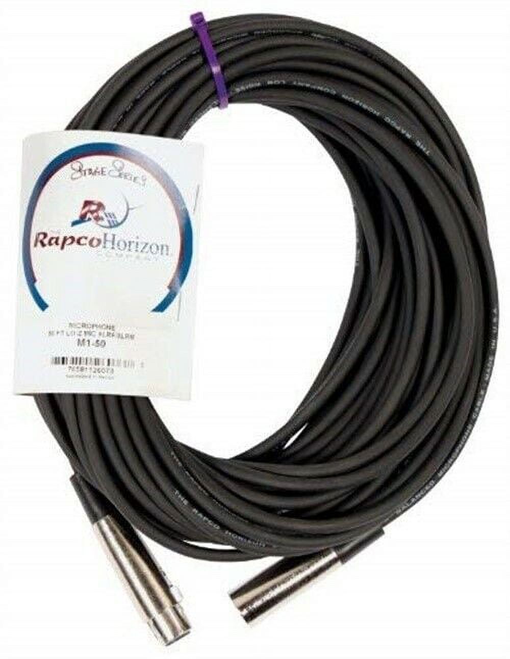Rapco Horizon M1 Microphone Cable 50 ft. - Walmart.com