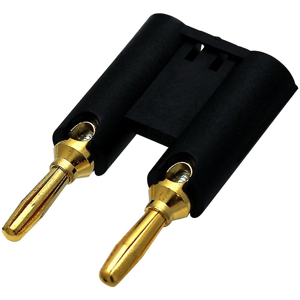 Rapco Horizon MDP Dual Banana Plug Connector Black - Walmart.com