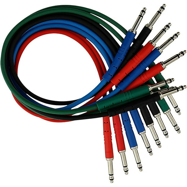 Rapco Horizon StageMASTER TRS TT Patch Cable 8-Pack 2 ft. - Walmart ...