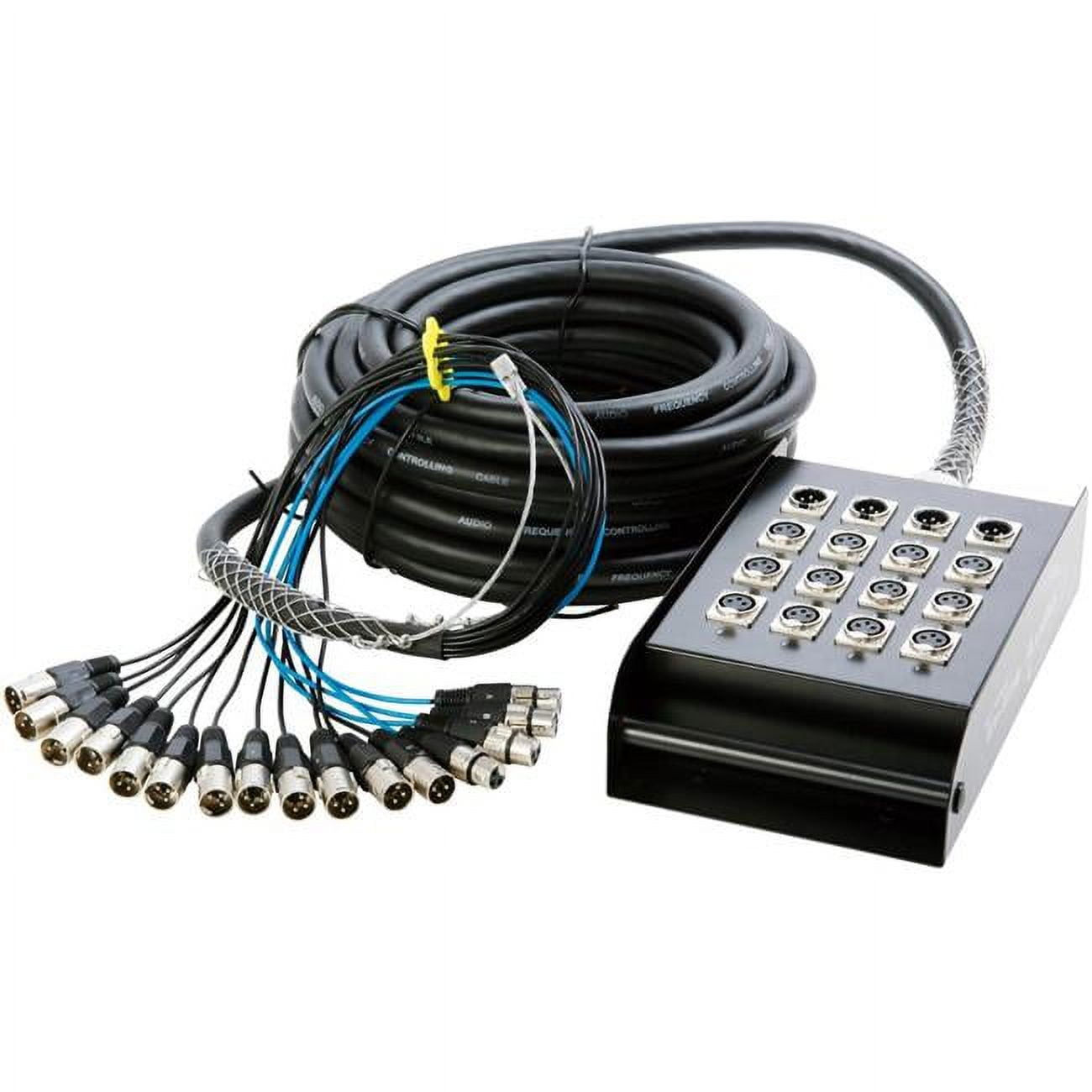 Rapco SIG-16F-150 12 x 4 in. 16-Channel Signal Series Snake Cable with ...