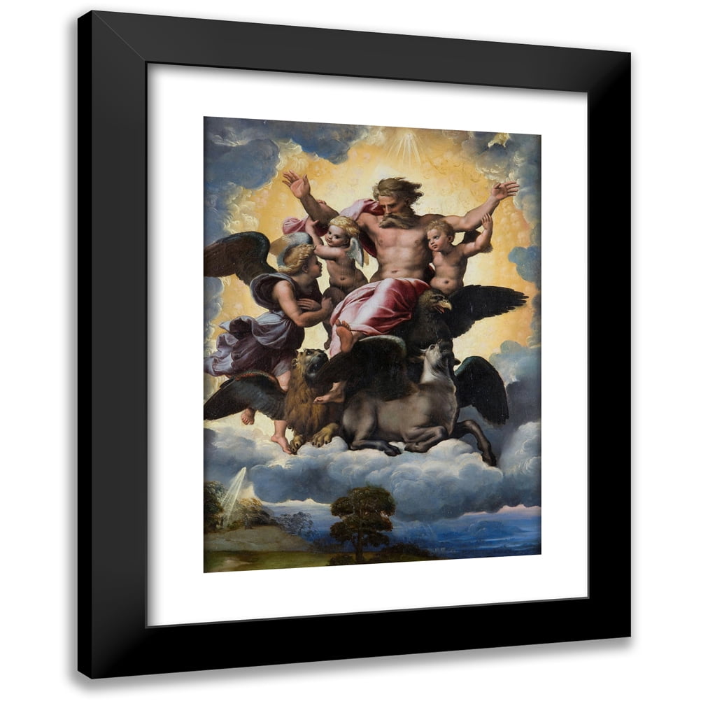 Raphael 11x14 Black Modern Framed Museum Art Print Titled - Ezekiel's ...