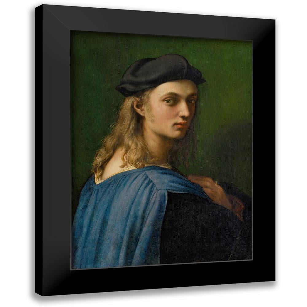 Raphael 11x14 Black Modern Framed Museum Art Print Titled - Portrait of ...