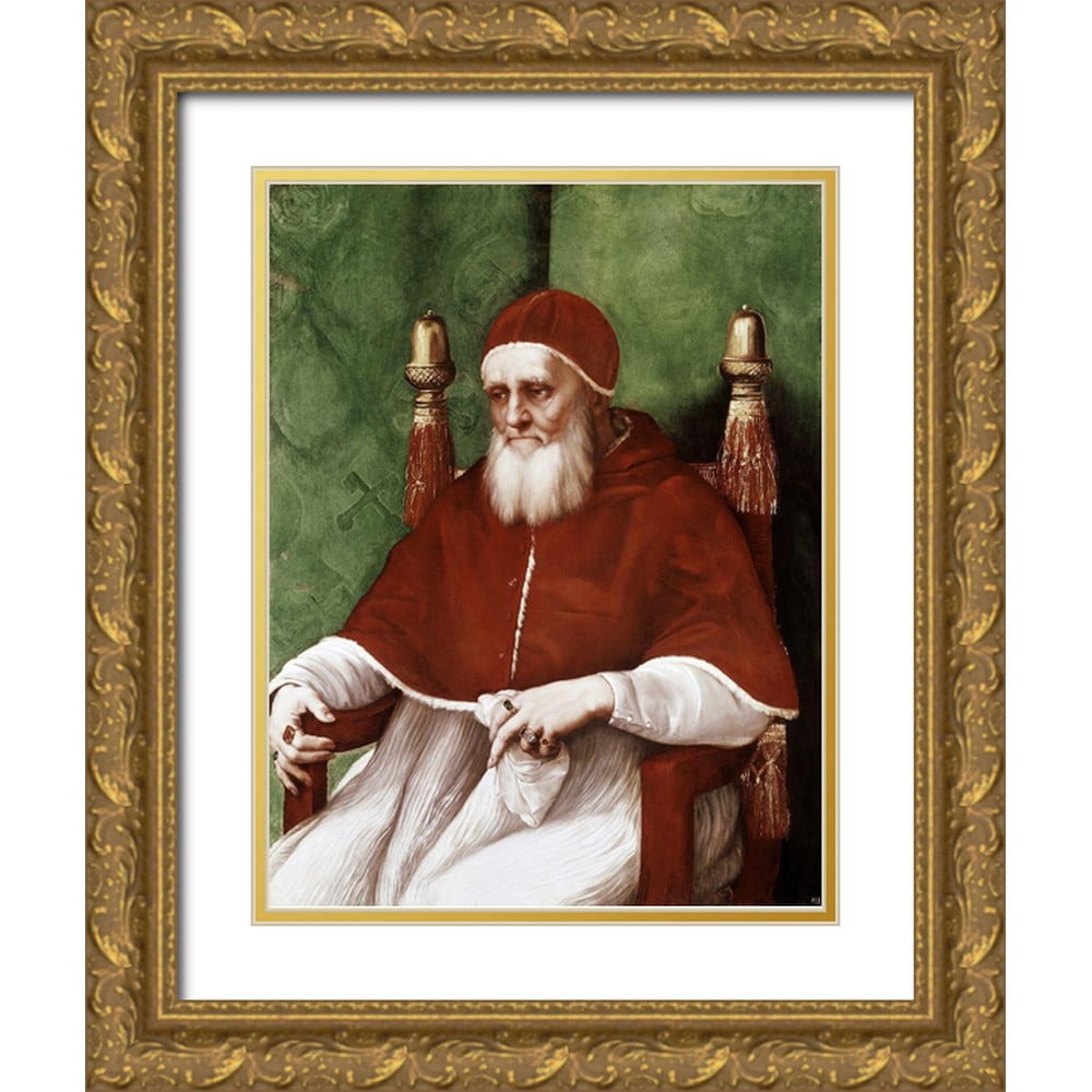 Raphael 12x14 Gold Ornate Wood Framed with Double Matting Museum Art ...