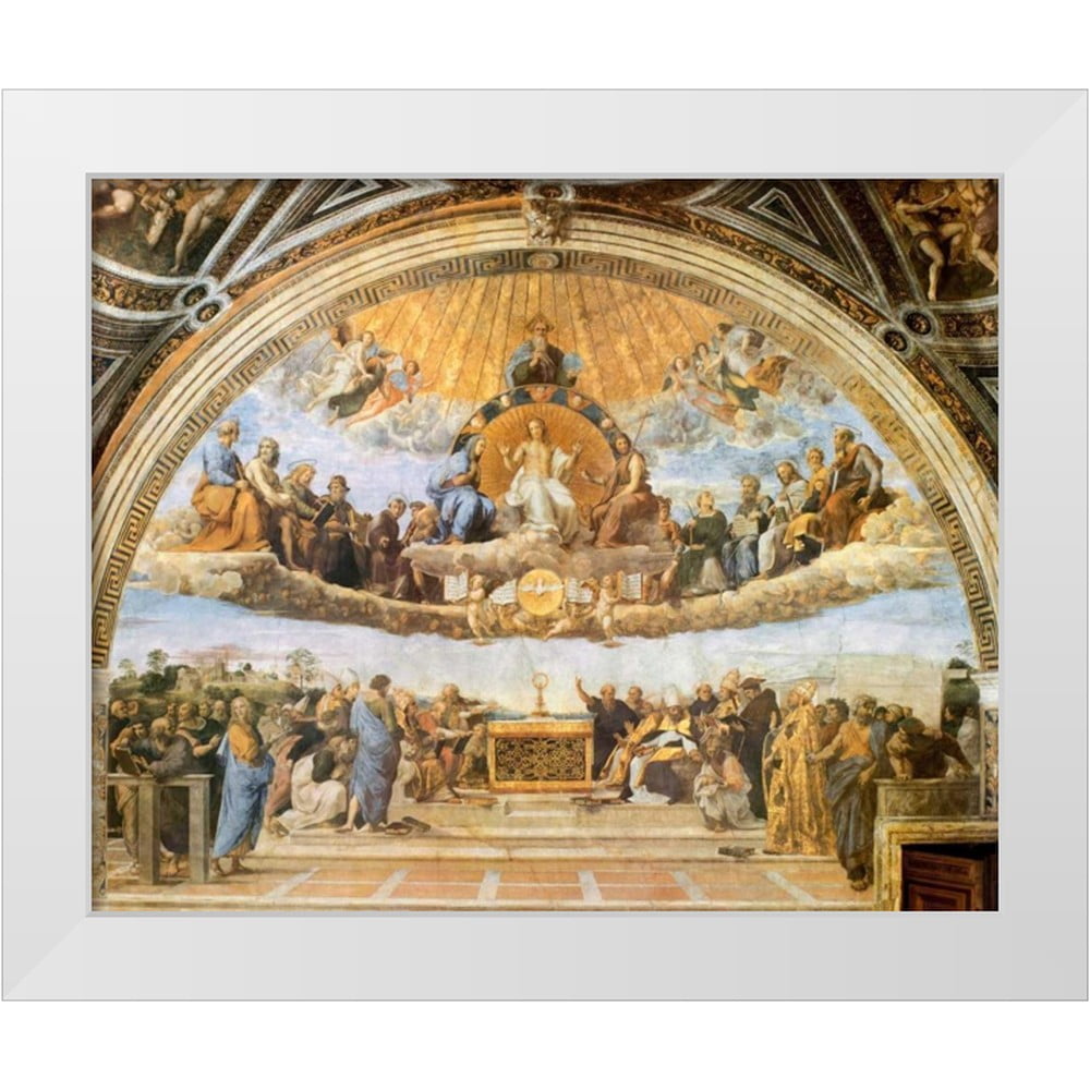 Raphael 14x12 White Modern Wood Framed Museum Art Print Titled ...