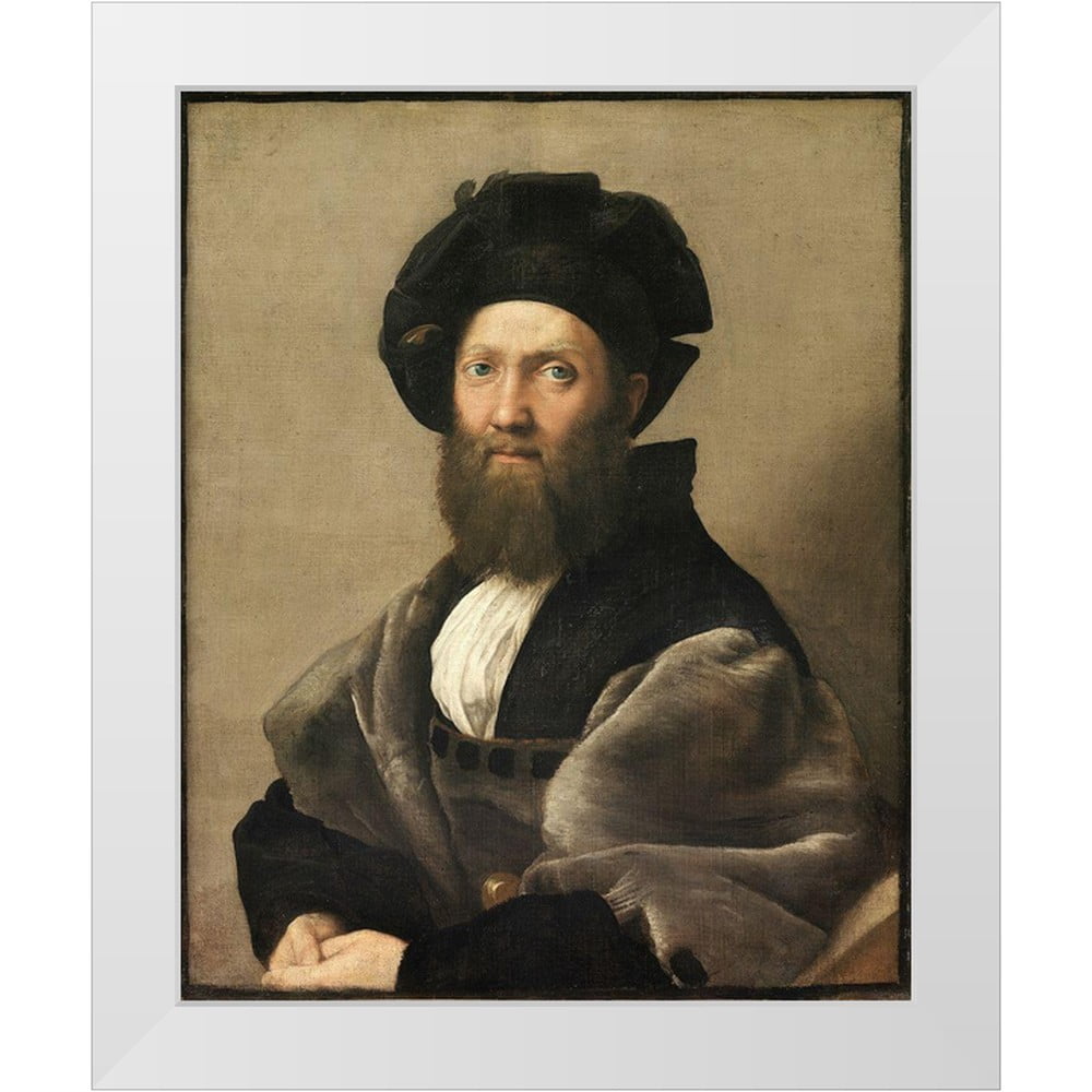 Raphael 15x18 White Modern Wood Framed Museum Art Print Titled ...