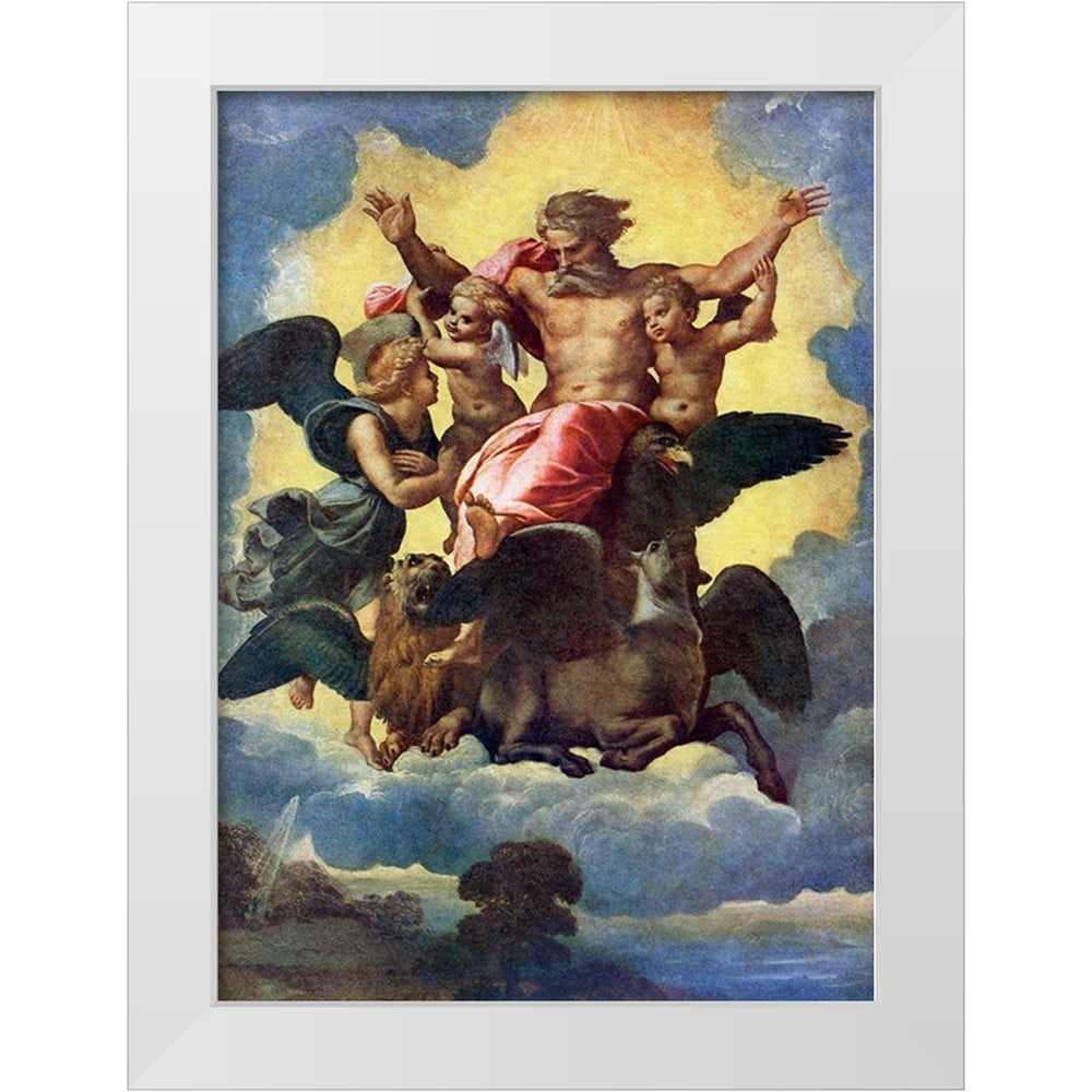 Raphael 24x32 White Modern Wood Framed Museum Art Print Titled ...