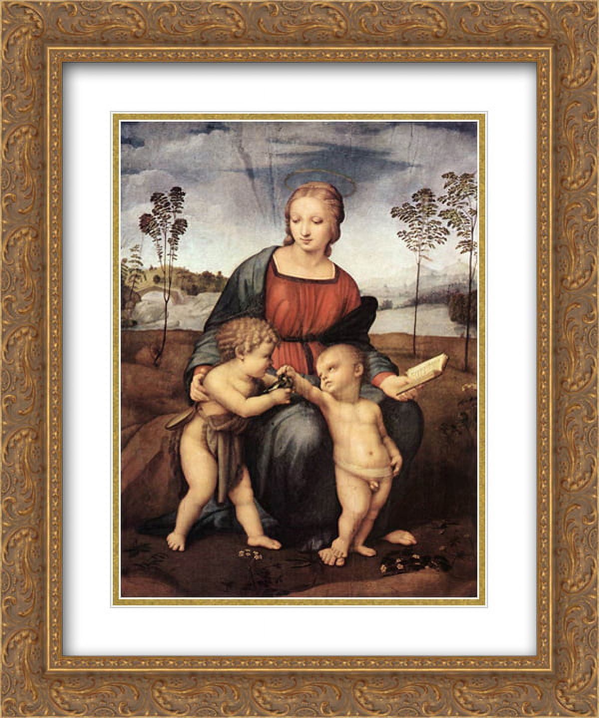 Raphael 2x Matted 20x24 Gold Ornate Framed Art Print 'Madonna of the ...