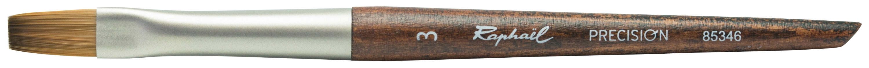 Raphael Mini Synthetic Brush, Flat, Mini Precision, Size 03 - Walmart.com