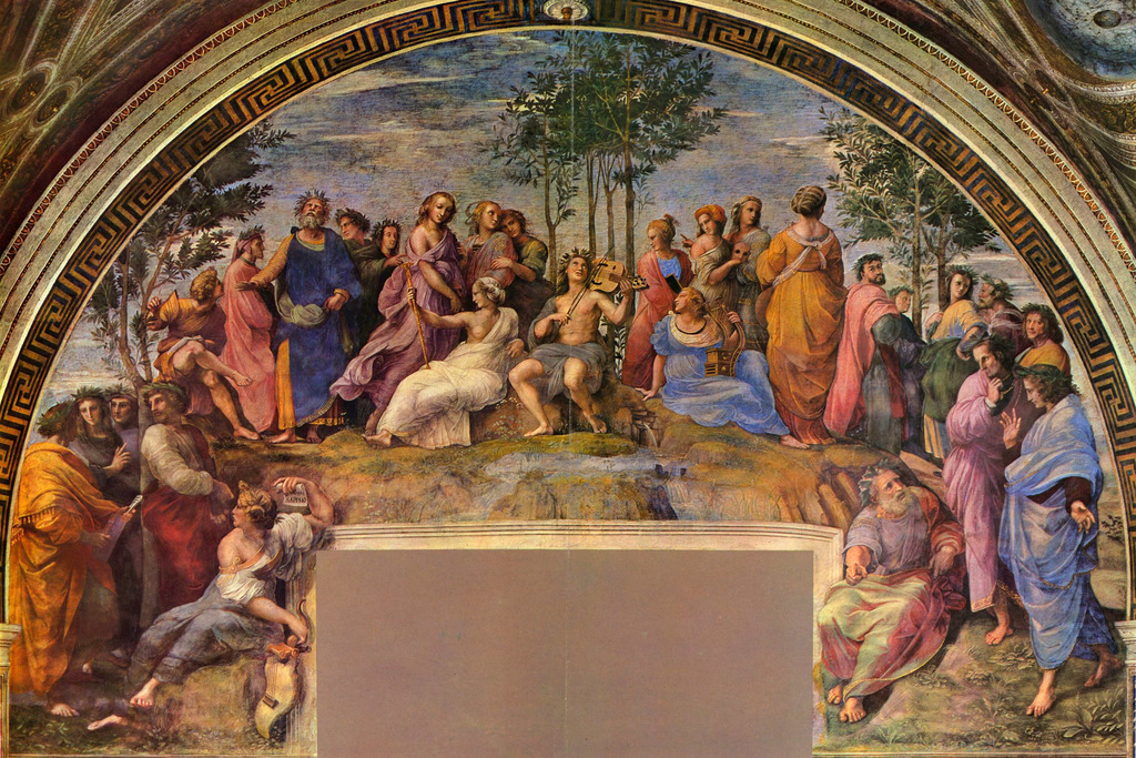 Raphael The Parnassus Fine Art Realism Romantic Artwork Raffaello ...