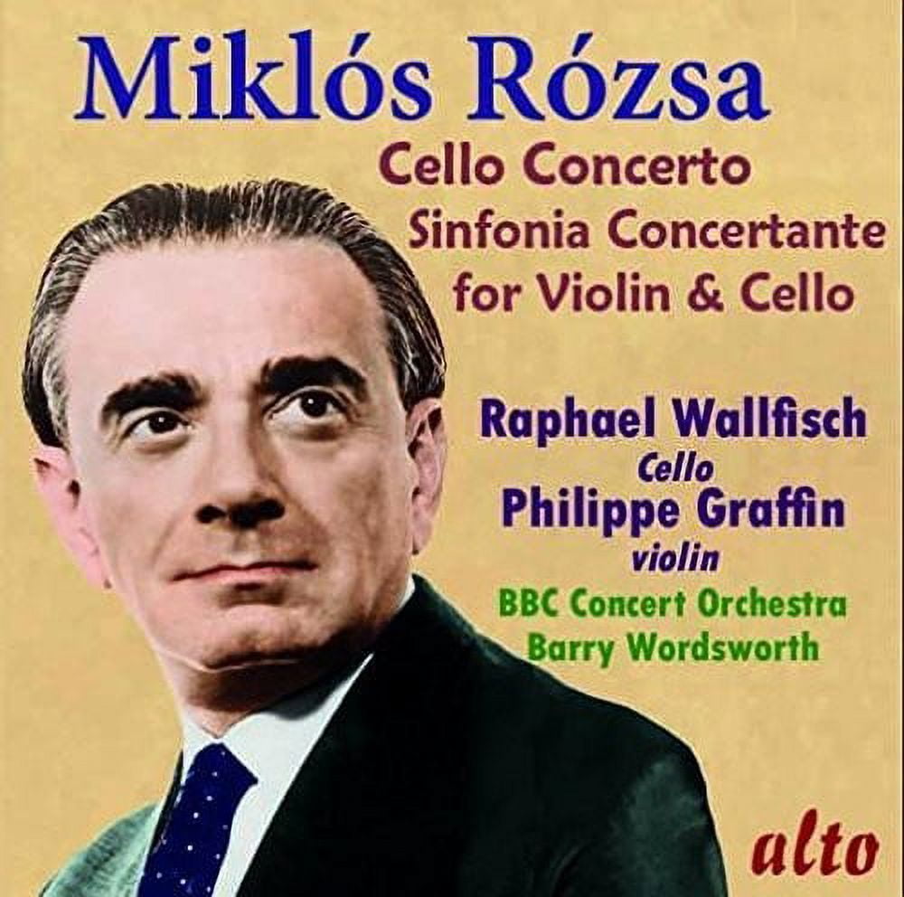 Raphael Wallfisch - Rozsa - Music & Performance - CD - Walmart.com
